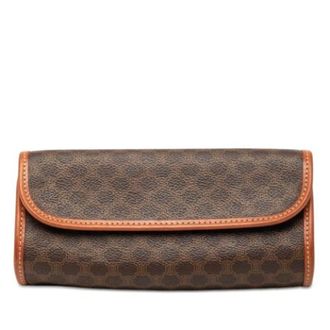 Celine Pre-owned Pochette en toile - Femme - Pre-owned - Brun - Taille: ONE Size