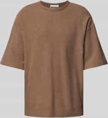 Review T-Shirt mit Strukturmuster