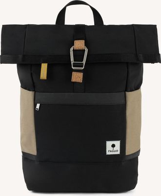 Faguo Sac &agrave; dos noir et beige