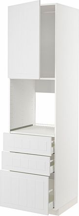 IKEA METOD / MAXIMERA Hochschr f Of+Tü/3 Sch