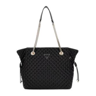 Guess Femme, Sacs, Noir, Taille: ONE Size Sac &agrave; main &Eacute;l&eacute;gant Shopper
