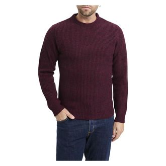 Daniele Fiesoli Pullover mit Rundhalsausschnitt aus Lammwolle - - Knitwear - Herren - Lila - M