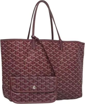 Goyard Pre-owned Cuir sacs-main - Femme - Pre-owned - Rouge - Taille: ONE Size