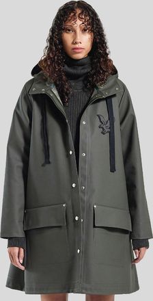Lyle & Scott Damen Stutterheim Mosebacke Jacke - Gr&uuml;n