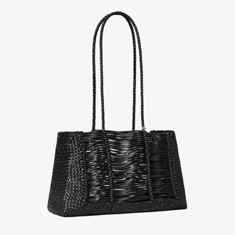 Tory Burch Damen Handgeflochtene Tote