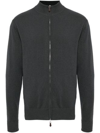 N.Peal veste Knightsbridge en maille - Gris