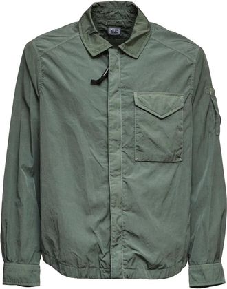 C.P. Company C.p. Company, Homme, Vestes, Vert, Taille: XL Light Jacket