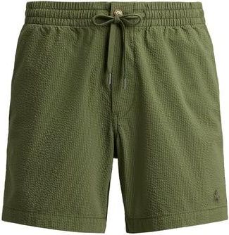 Polo Ralph Lauren Short gaufr&eacute; en coton m&eacute;lang&eacute;