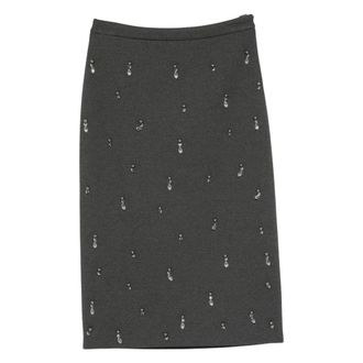 Semicouture Ernesta Midi Rock - - Skirts - Damen - Grau - L
