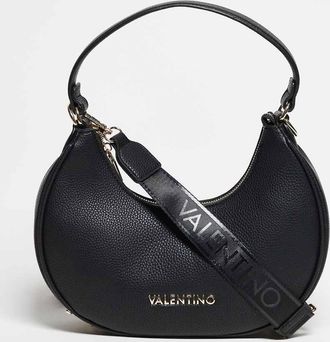 Valentino Shelby - Sac porté épaule croissant de lune avec bandoulière - Noir