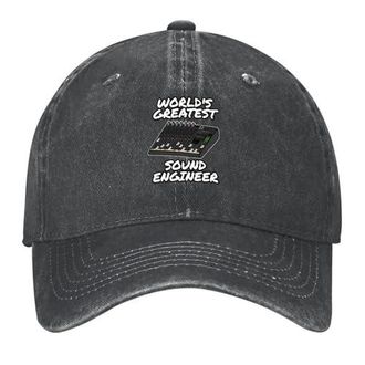 Generic Casquettes de Baseball pour Hommes Hommes, Casquette du Plus Grand ing&eacute;nieur du Son au Monde Casquette de Baseball Chapeau de Plage Capuchon de Luxe M
