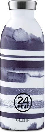 24 Bottles Clima Trinkflasche 500 ml für den täglichen Gebrauch violett, weiß Edelstahl