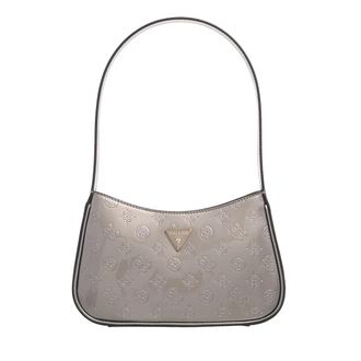 Guess Hobo Bags - Arnela Top Zip Shoulder Bag - Gr. unisize - in Silber - für Damen