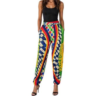 Dolce & Gabbana Femme, Pantalons, Multicolore, Taille: 36 FR Pantalons