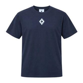 Marcelo Burlon T-Shirt F6Cmmath102 - - Tops - Herren - Blau - L