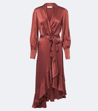 Zimmermann Robe portefeuille en soie