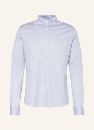 Gottseidank Gottseidank Trachtenhemd Lenz Slim Fit Mit Stehkragen blau