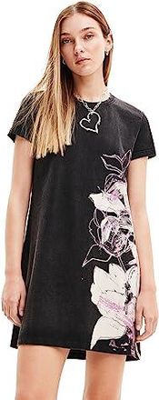 Desigual Vest_camiflo Robe, Noir, Taille S Femme