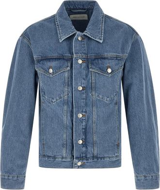 Dries Van Noten Homme, Vestes, Bleu, Taille: XL Vuskin Den Denim Jacket
