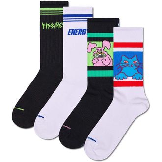 Happy Socks unisexe Chaussettes Paquet de 4