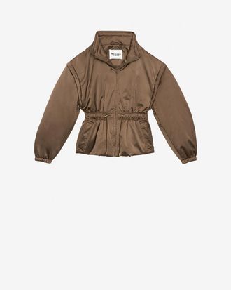 Isabel Marant Manteau Dastyni - Femme - Kaki - Taille 38 - Marant &Eacute;toile