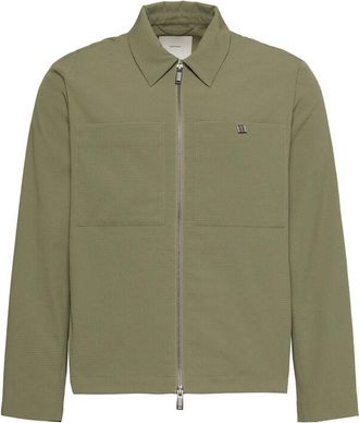 Calvin Klein Herren Blouson aus Seersucker