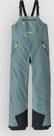 Patagonia Powder Town Kids Bib Pants blue sage