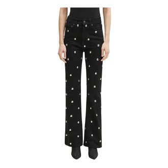 Fiorucci Weite Hosen - - Trousers - Damen - Schwarzk - W29