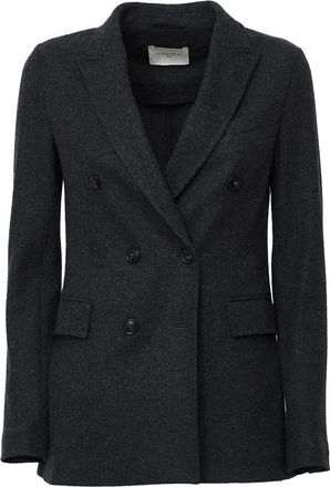 Circolo 1901 Veste crois&eacute;e en jersey - Femme - Vestes - Gris - Taille: 44 FR