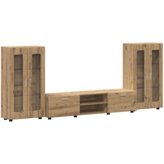vidaXL TV-Schrankset mit Schubladen FLORIN Artisan-Eiche Holzwerkstoff vidaXL