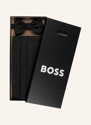 HUGO BOSS Set: Fliege Und Kummerbund Mit Geschenkbox schwarz