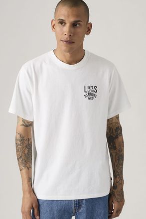 Levi's Relaxed Fit T-Shirt mit Grafik - Herren - Wei&szlig; / Wei&szlig;