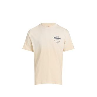 Timberland T-shirt imprim&eacute; &agrave; col rond en coton