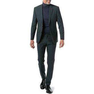 Roy Robson Herren Anzug gr&uuml;n Slim Fit
