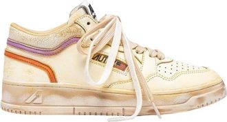 Autry Femme, Chaussures, Beige, Taille: 39 EU Baskets