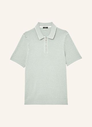 Reiss Reiss Strick-Poloshirt Brink gruen