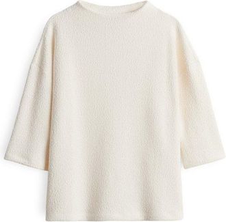 someday 3/4-Arm-Shirt KELISE Regular Jerseyshirt in Boucl&eacute; Optik Regular Jerseyshirt und lockere Passform