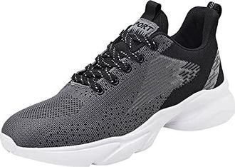 Generic Chaussures de sport tendance pour homme - Couleur assortie - Maille respirante - Confortable - Antidérapante - Décontractée - Chaussures décontractées