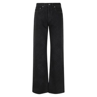 Casablanca Wide Jeans - - Jeans - Damen - Schwarzk - W24