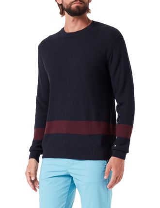 Sisley Sisley Herren L/S 1041T100N Sweater, Dark Blue 903, XL