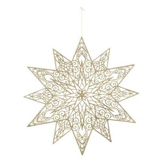 F&eacute;&eacute;ric Lights & Christmas Feeric Lights et Christmas - Sujet &eacute;toile Maxi 48cm Plastique Or