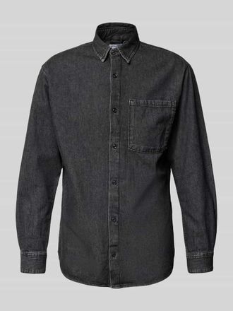 Jack & Jones Regular Fit Jeanshemd mit Brusttasche Modell CREEK