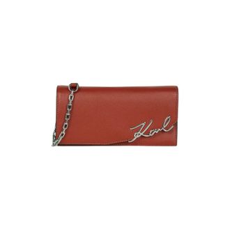 Karl Lagerfeld K/Signature Wallet - - Accessories - Damen - Rot - ONE SIZE