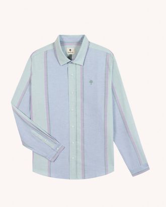 Faguo Chemise ray&eacute;e vert et multicolore - IRATY