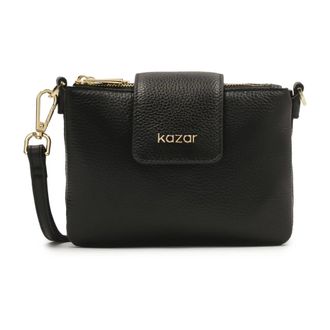 Kazar Femme, Sacs, Noir, Taille: ONE Size Petite sacoche &agrave; trois compartiments