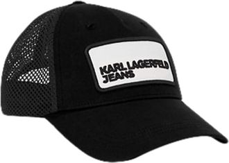 Karl Lagerfeld Karl Lagerfeld Jeans, Damen, Colour Blocked Trucker Cap, Schwarz, One Size