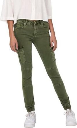 Only Onlmissouri Reg Ank Cargo PNT Noos Pantalon, Kalamata, 34W / 30L Femmes