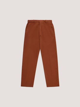 Circolo 1901 Trousers Wide in Twill Ruggine / 48