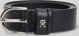 Tommy Hilfiger G&uuml;rtel aus echtem Leder mit Logo-Applikation