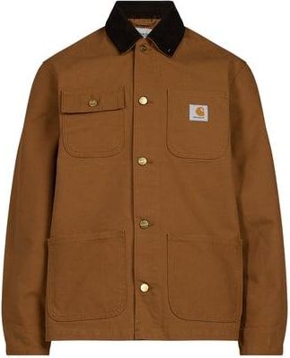 Carhartt Work in Progress Veste Michigan &agrave; col velours en coton